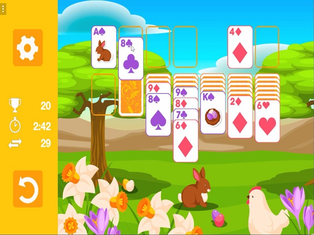 SOLITAIRE CLASSIC EASTER online παιχνίδι | Παιχνίδια POMU